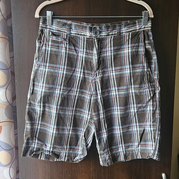 jf j.ferrar | Shorts | Jf Jferrar Brown Plaid Cargo Shorts | Poshmark